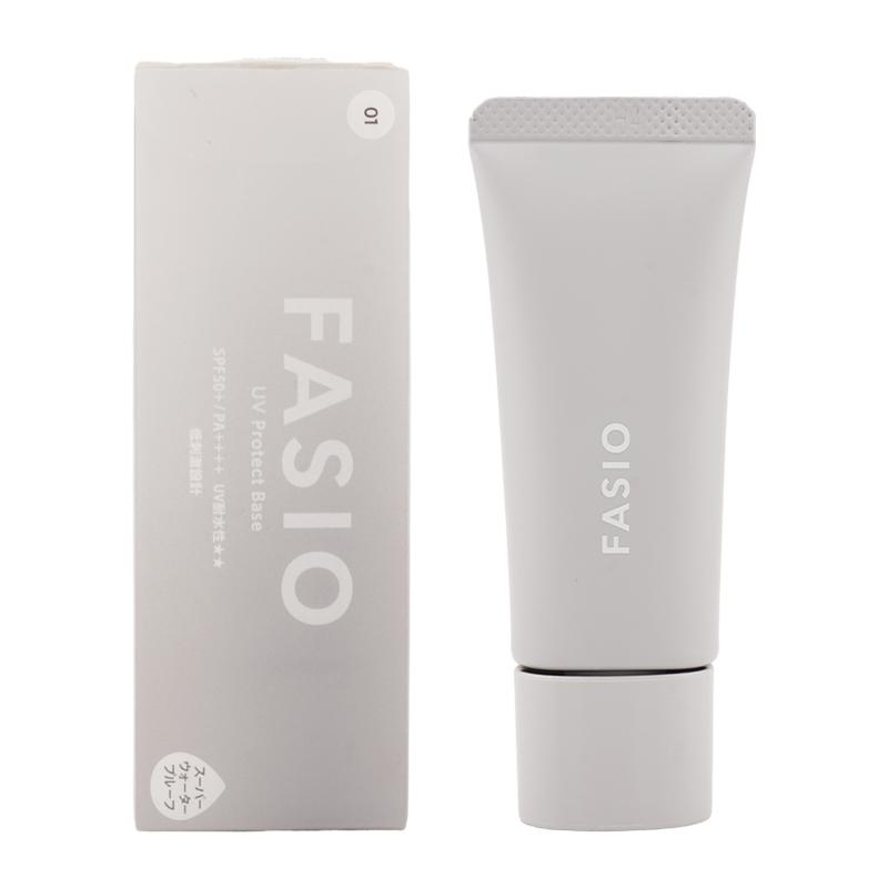 FASIO ファシオ くずれ・日やけ防止下地 01 ホワイト 25g SPF50+ PA++++ スーパーウォータープルーフ [ギフト ...