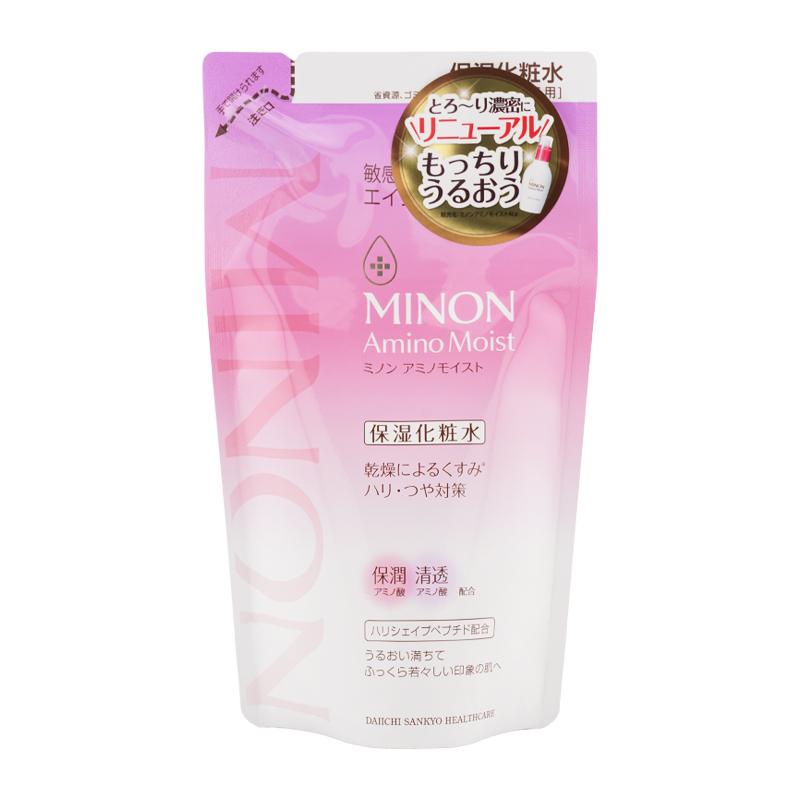 MINON ミノン アミノモイスト エイジングケア ローション 詰替え 130mL 無香料 保湿化粧水 レフィル スキンケア しっとり 乾燥[ギフトラッピング対応] : かいちゃんのお店 ...