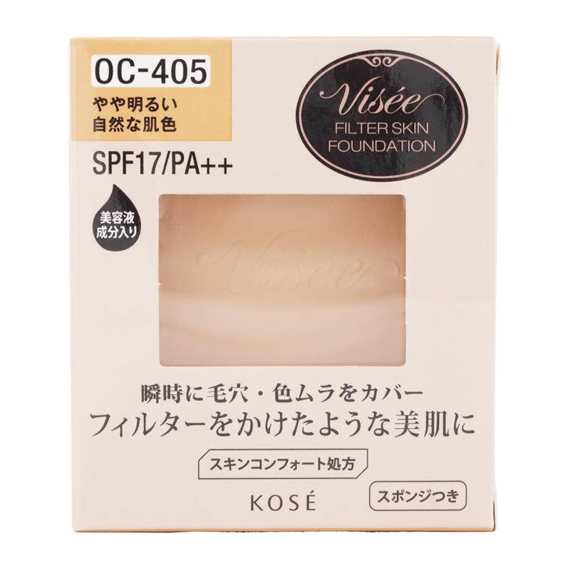 Visee ヴィセ リシェ フィルタースキン ファンデーション OC-405 レフィル 10g SPF17 PA++ 毛穴 色ムラ 美容液成分配合[ギフトラッピング対応] : かいちゃんのお店 ...