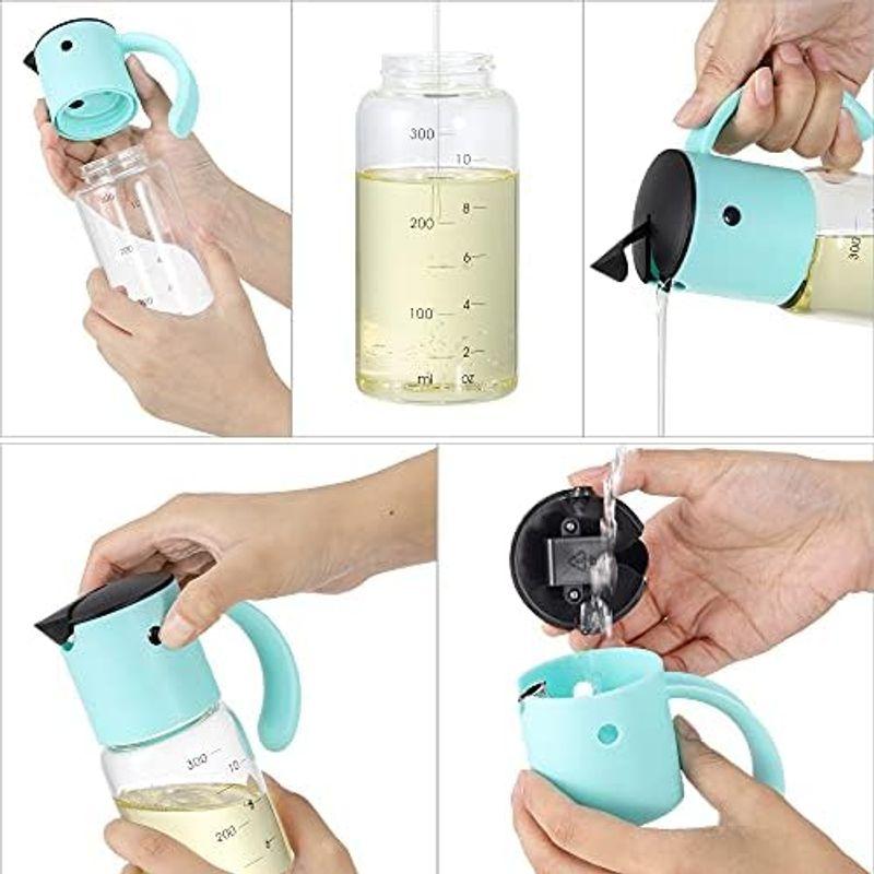 VKCHEF オイルボトル 液垂れしない 醤油差し オイル差し 小さい 醤油さし ビネガー 酢ボトル オリーブ 油さし 調味料入れ 耐熱ガラ :20231120223513-00368:カカ ...