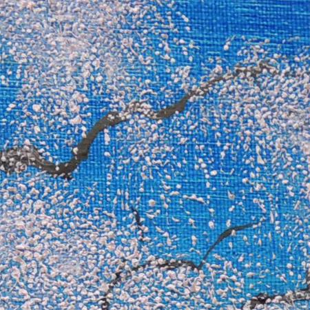 絵画(油絵) 渡辺ムサシ【滝桜】(M10号) 【桜絵】 : 掛け軸 絵画(油絵) 渡辺ムサシ【滝桜】(M10号) 【桜絵】 : 掛け軸