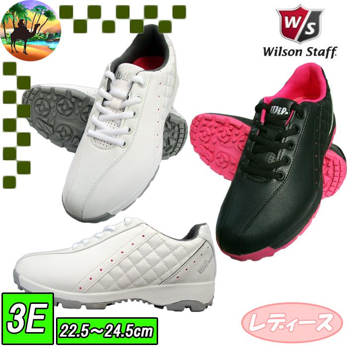 Wilson Staff 【全品5％引きクーポン26日まで】WBSL-2390 ウィルソンスタッフ レディース スパイクレスシューズ ゴルフ ...