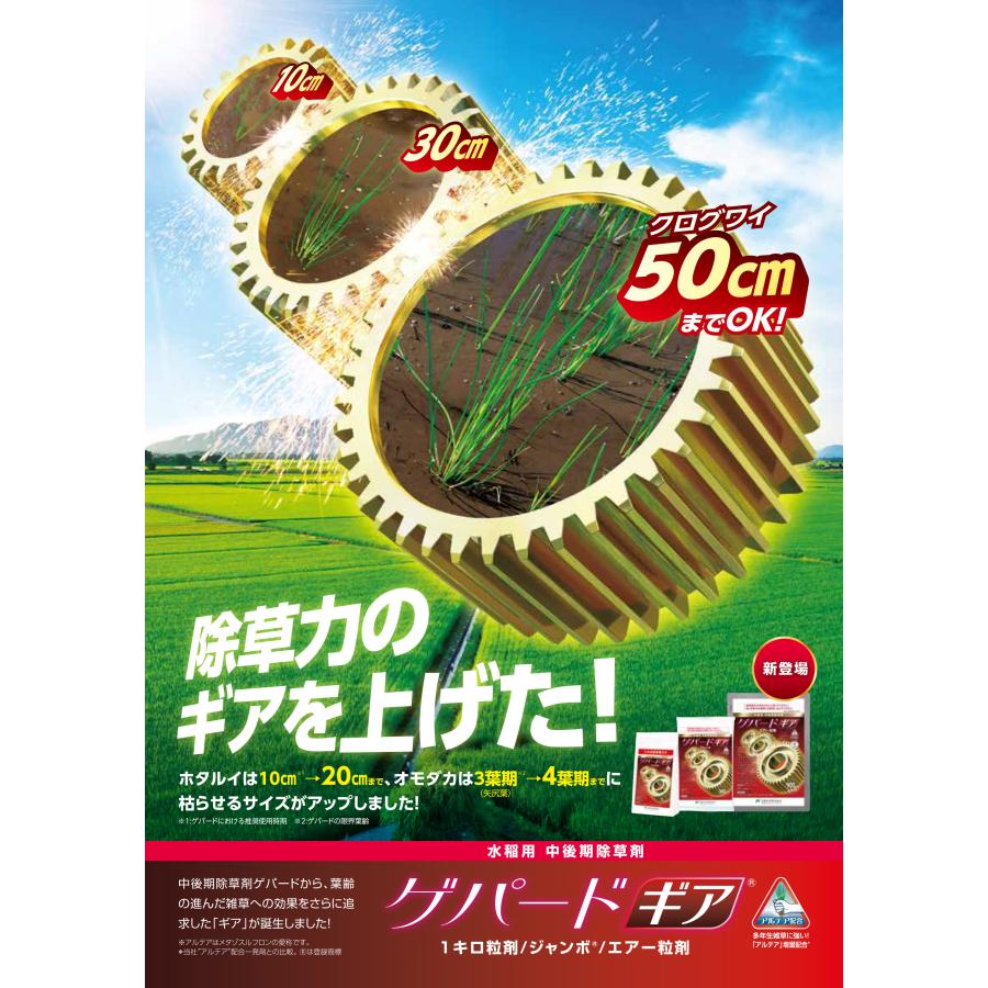 ゲパードギア1キロ粒剤 1kg : 農業資材専門店 農援.com - 通販 - Yahoo!ショッピング