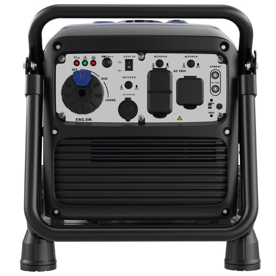 Gaidoh Gaidohインバーター発電機 最大出力4.6kVA 高性能 ガソリン発電機インバーター セル式始動 低騒音 50Hz/60Hz切替 12.5L燃料タンク ガソリン発電機 ...