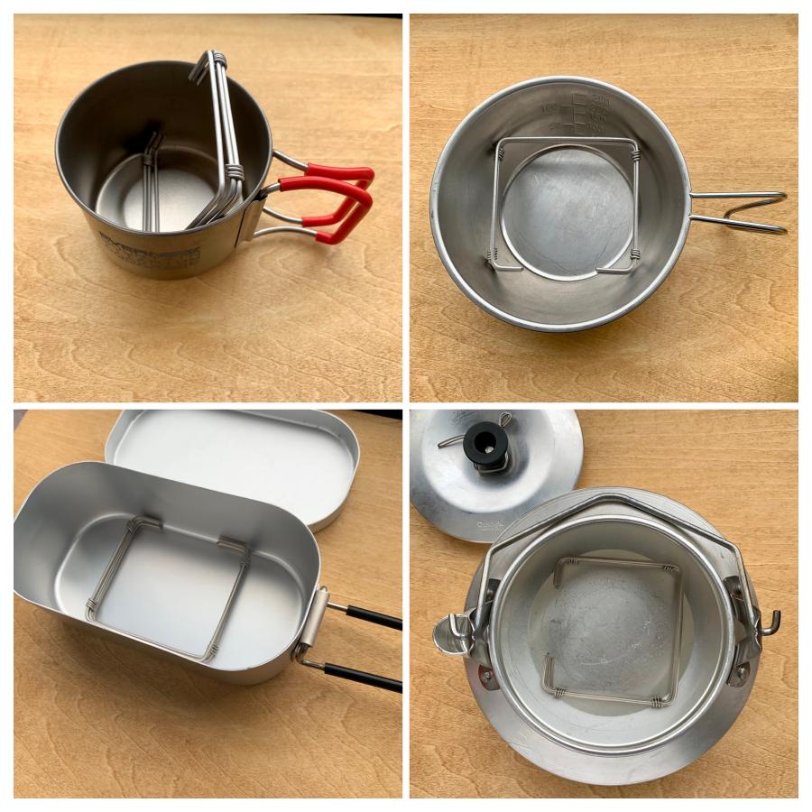 【純チタン製】チタン五徳 TG-3P 超軽量 アルコールストーブ用 : 008 : KALUGII ヤフーショッピング店 - 通販 - Yahoo!ショッピング