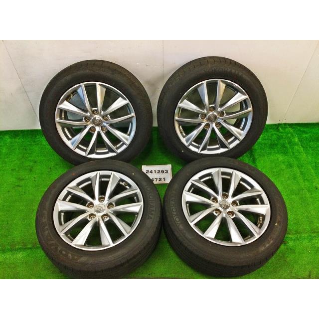 スカイライン HV37 17インチ タイヤ付 4本セット 純正 17X7.5J 225/55R17 ADVANスポーツ 241293 ★送料 ...
