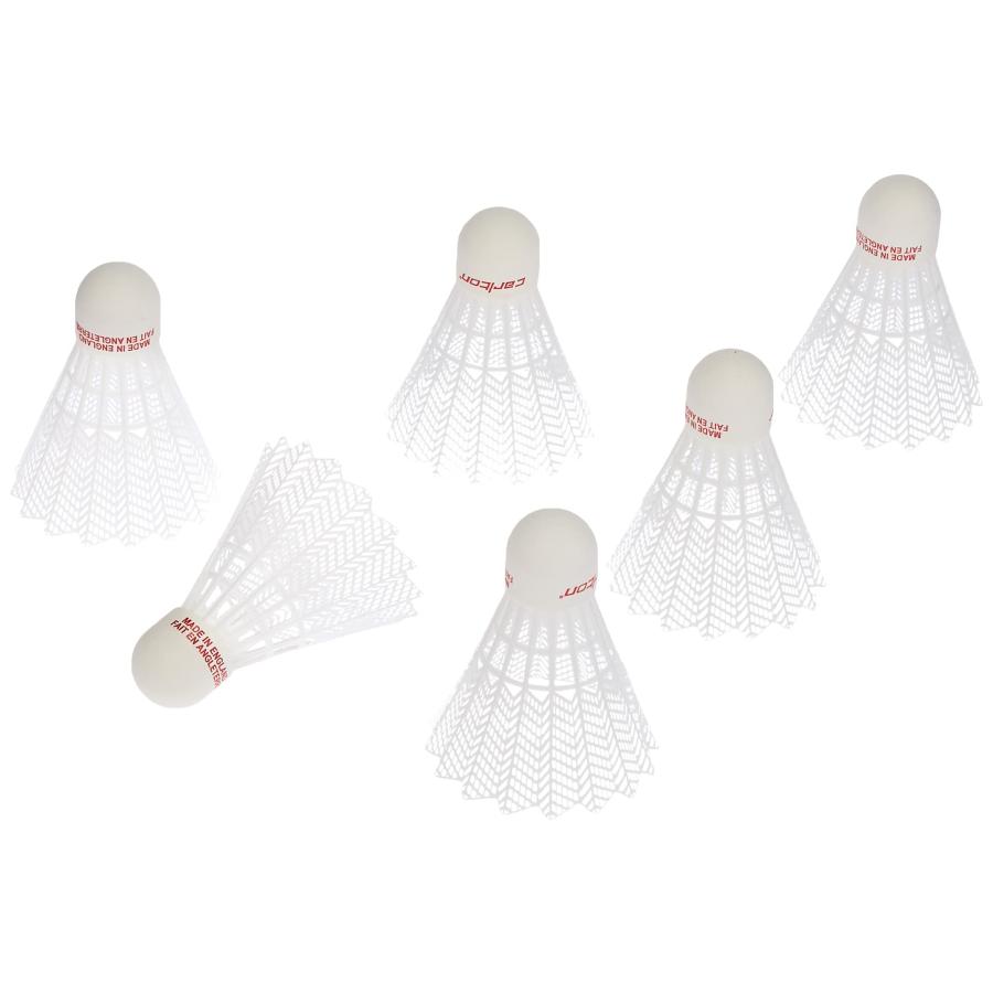 Carlton T-800 Badminton Shuttle Medium Speed White(Tube of 6 Shuttles ...