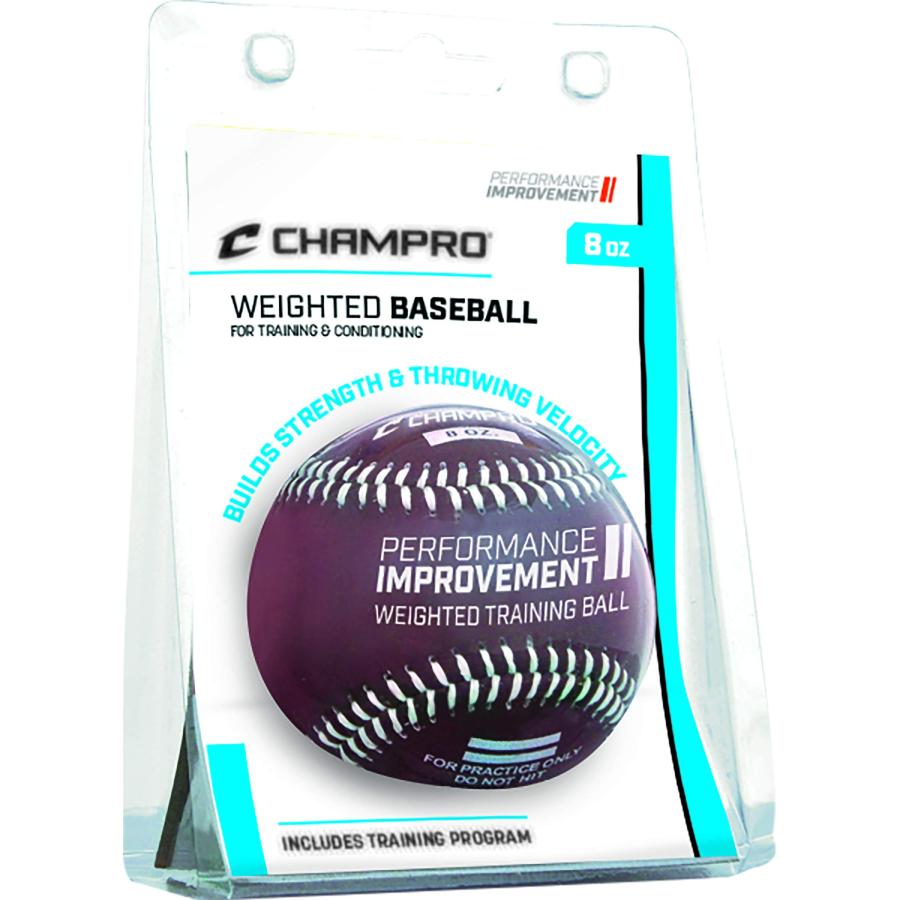 Champro Basic Weighted Training Baseball (Red/Maroon/Green 9-Inch) : かめ ...