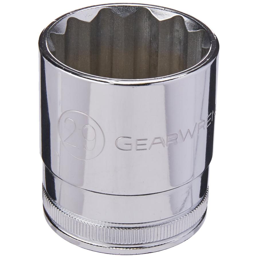 GEARWRENCH 1/2 Drive 12 Point Standard Metric Socket 29mm - 80683 : かめ ...