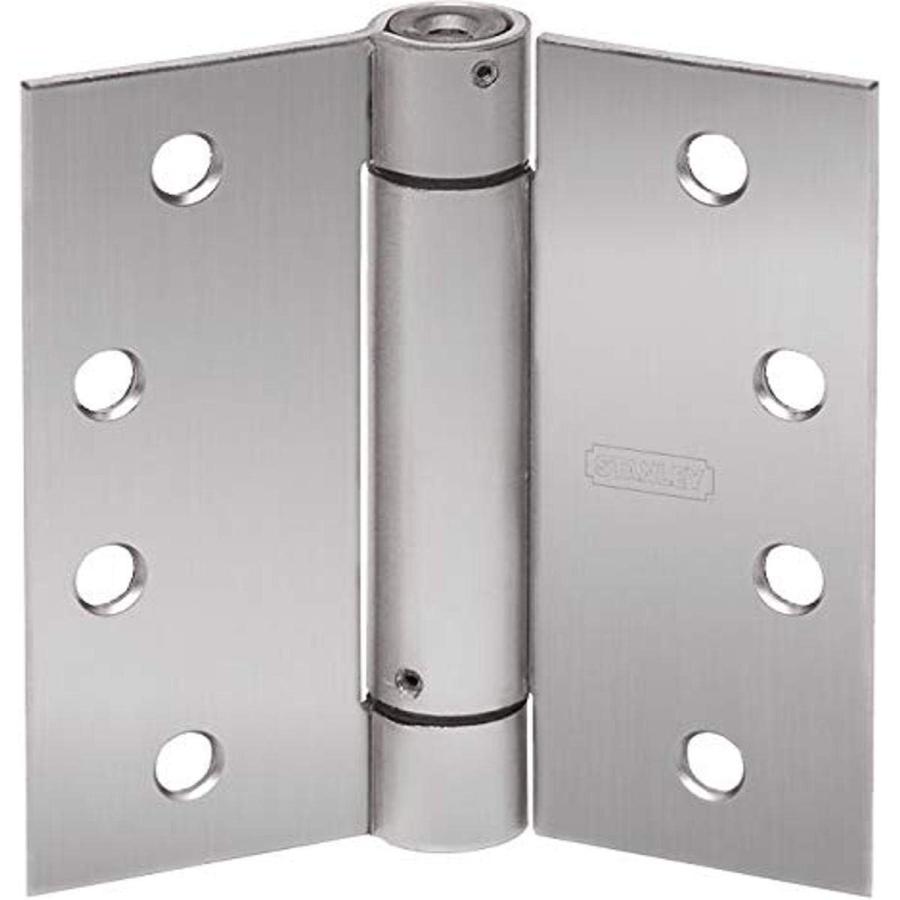 STANLEY 2060R 4X4 26D STL Spring Door Hinge Satin Chrome Steel 4 Height ...