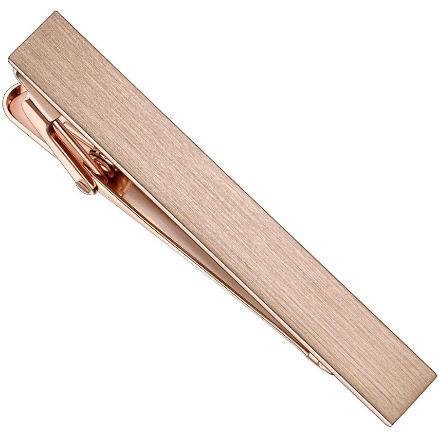 HAWSON 2 Inch Tie Bar Clips for Men Rose Gold Necktie Accessories ...