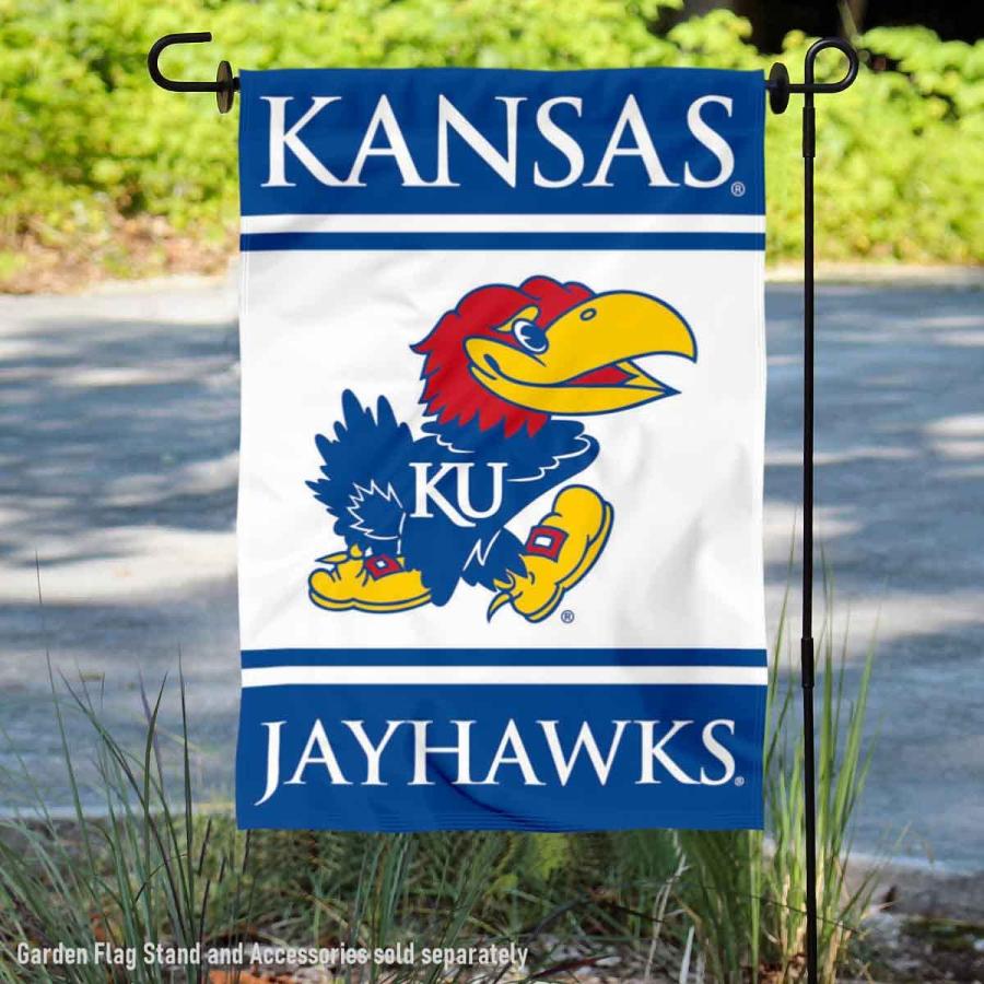 College Flags & Banners Co. Kansas Jayhawks Garden Flag : かめよしエクスプレス ...