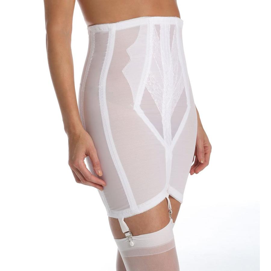 Rago Women's High Waist Open Bottom Girdle with Zipper Black X-Large ...