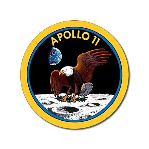 Round Apollo 11 NASA Mission Seal Sticker (Logo Insignia Decal Eleven ...