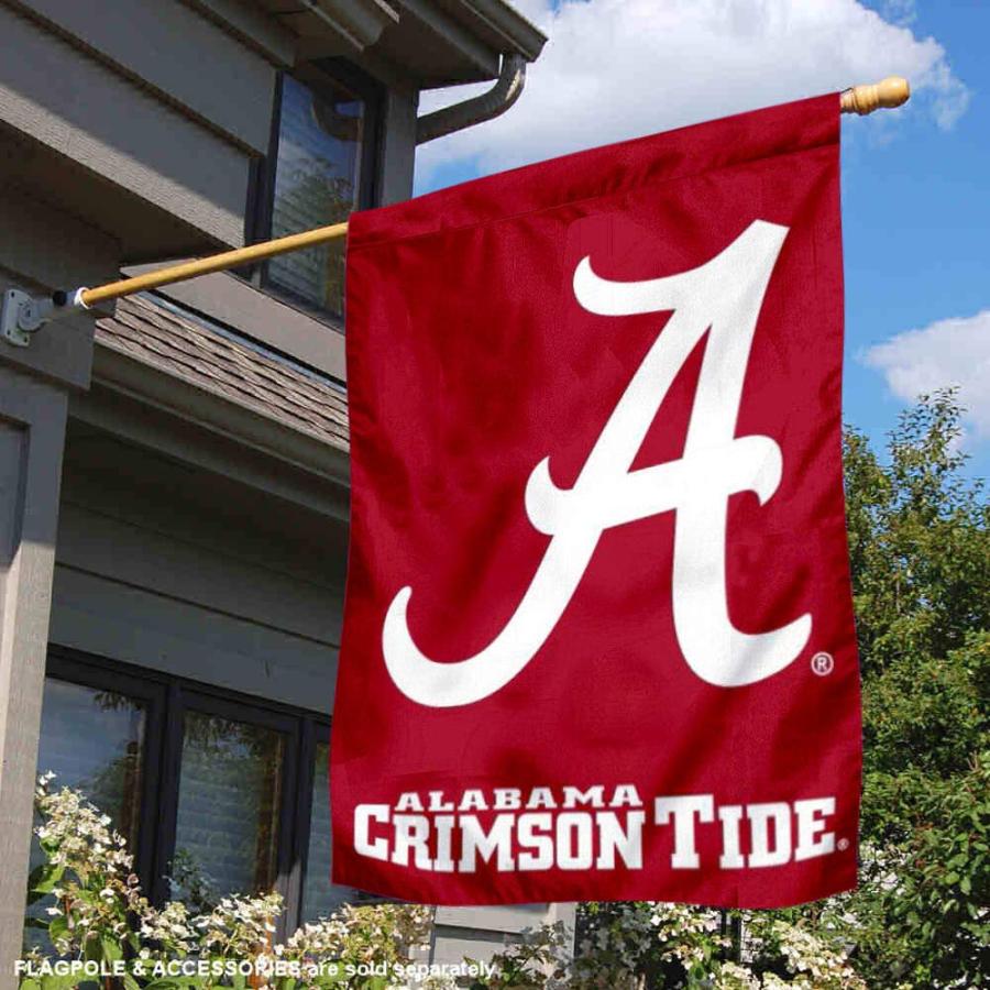 Alabama Crimson Tide A Logo House Flag Banner : 8y6pg9xg52 : かめよしエクスプレス ...