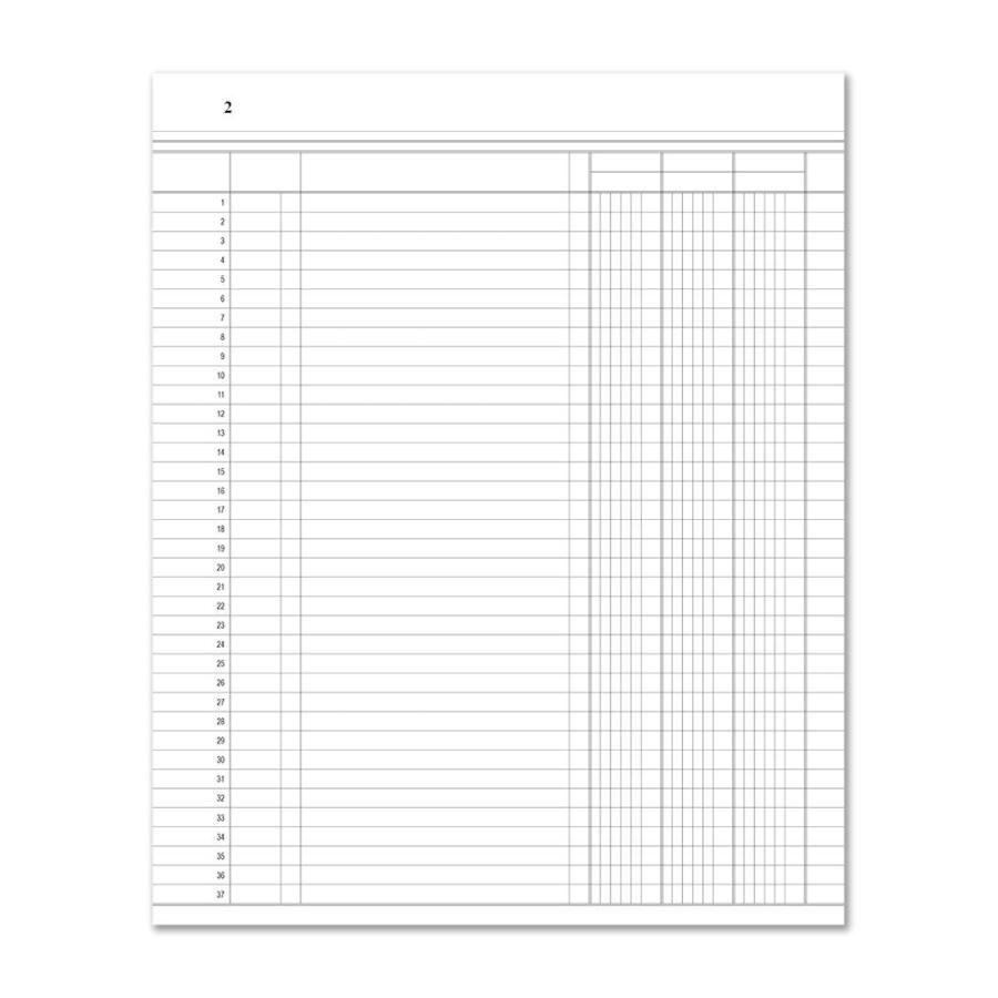 BookFactory 3 Column Ledger Book/Account/Accounting Ledger/Notebook ...