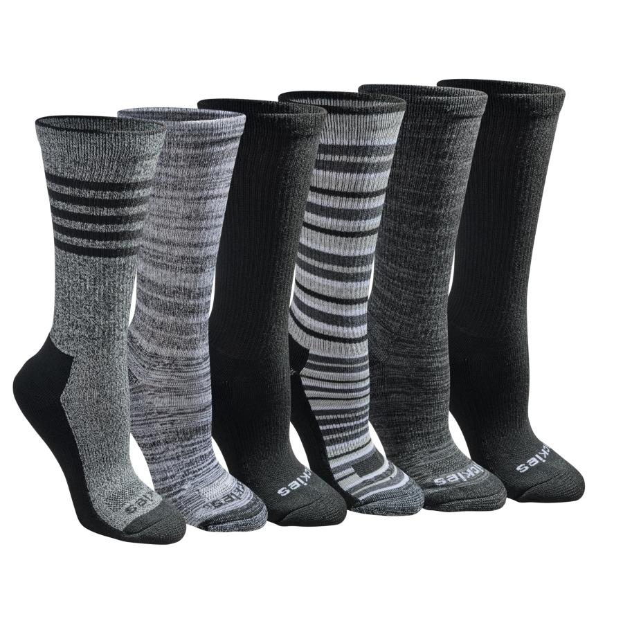 Dickies Women's Dri-tech Moisture Control Crew Socks Multipack Black ...