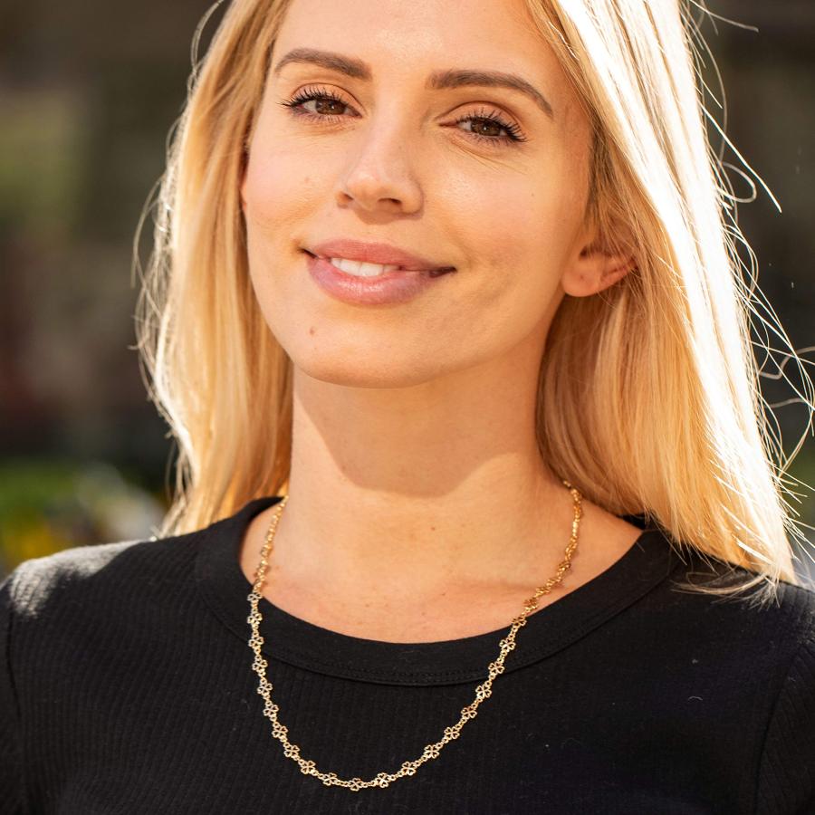 LIFETIME JEWELRY Good Luck Chain Necklace for Women and Men 24k Real ...