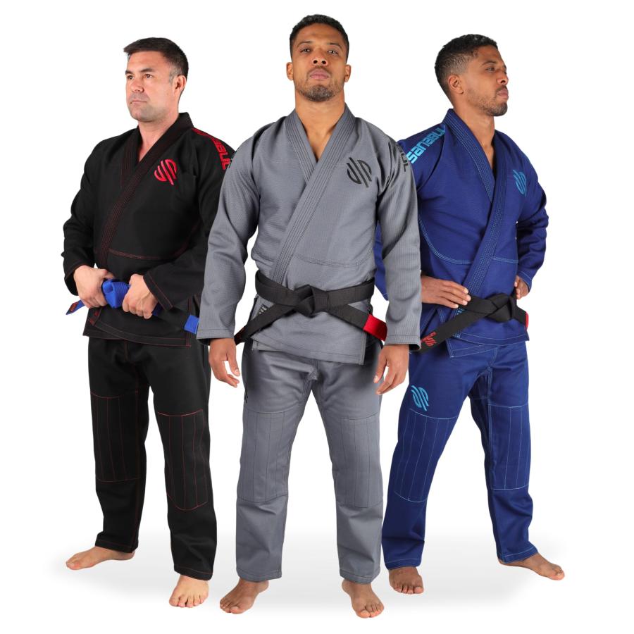 Sanabul Essential BJJ Gi for Men Brazilian Jiu Jitsu Lightweight Preshrunk Fabric Jiu-Jitsu ...