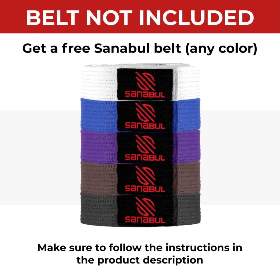 Sanabul Essential BJJ Gi for Men Brazilian Jiu Jitsu Lightweight ...