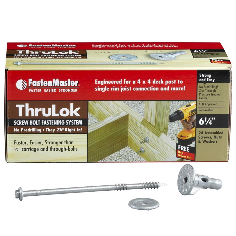 FastenMaster FMTHR614-24 ThruLOK Screw Bolt Fastening System 6-1/4 ...