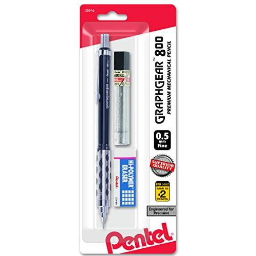 Pentel Graph Gear 800 Mechanical Drafting Pencil 0.5mm Black Barrel ...