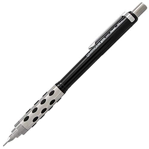 Pentel Graph Gear 800 Mechanical Drafting Pencil 0.5mm Black Barrel with Lead and Small ...