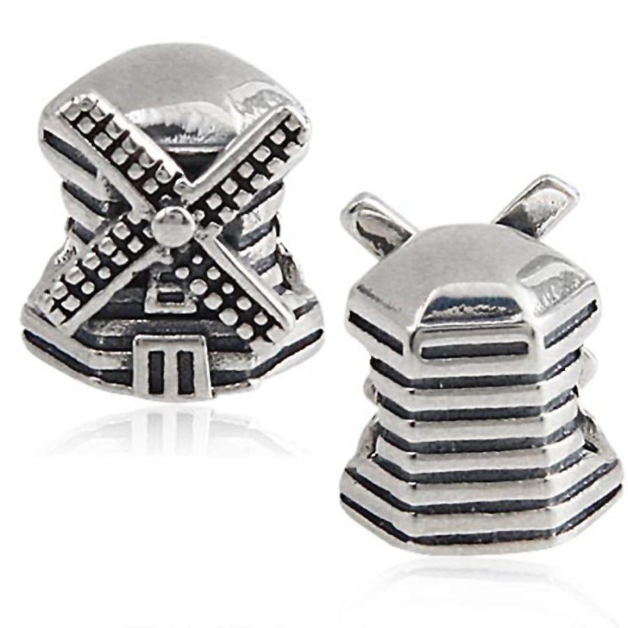 Amoony 925 Sterling Silver Beads Windmill Charms fit Pandora Bracelet ...