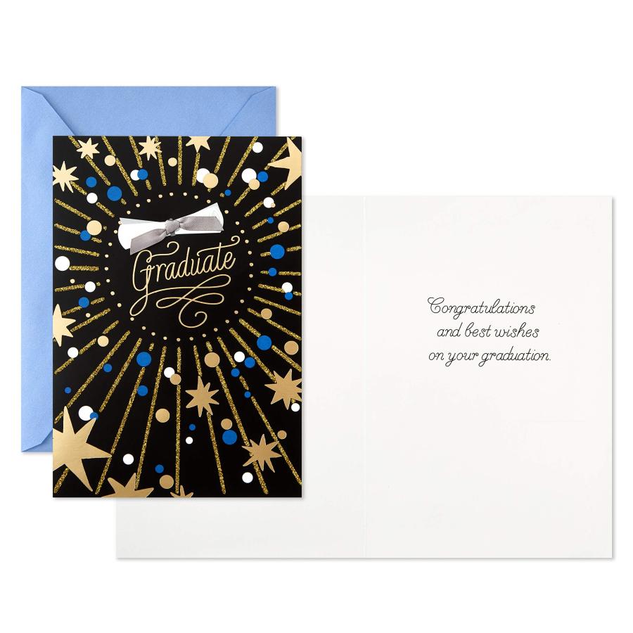 Hallmark Graduation Cards Best Wishes (4 Cards with Envelopes ...
