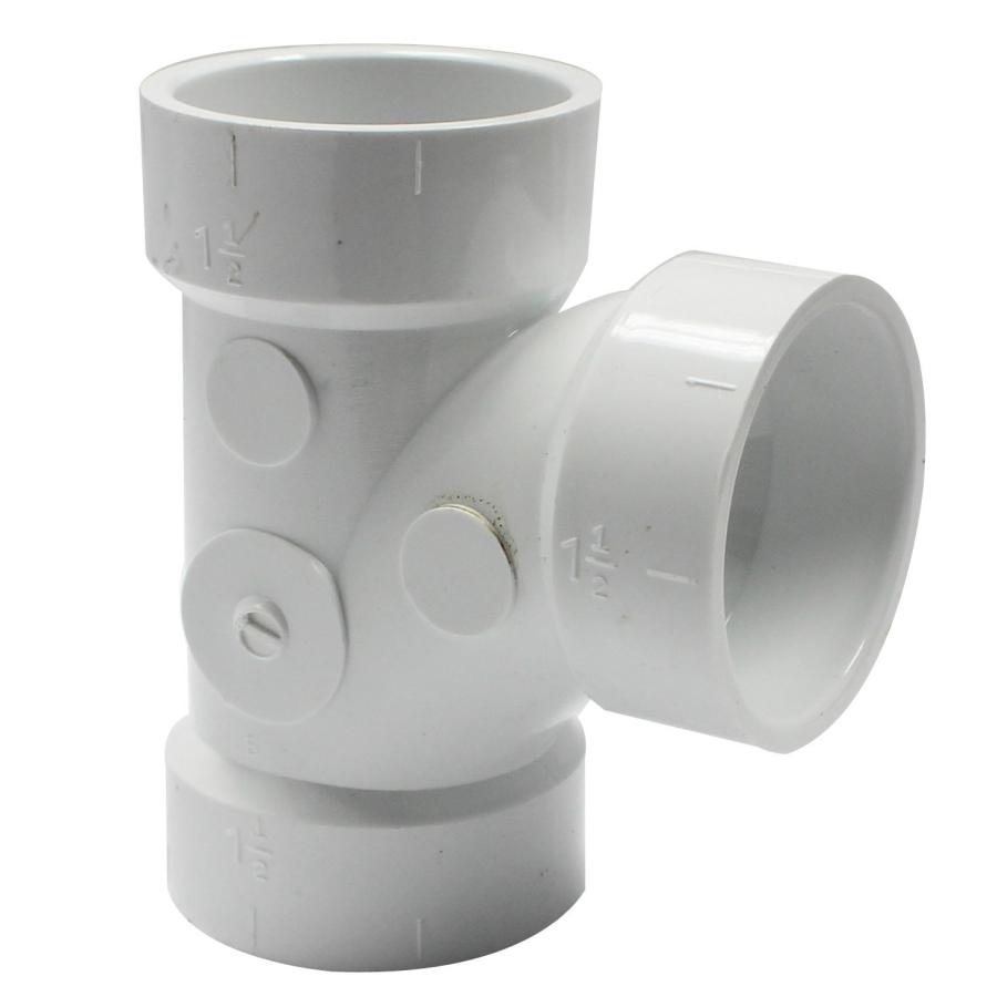 Canplas 192151L PVC DWV Sanitary Tee 1-1/2-Inch White : e1pvhixg55 : かめ ...