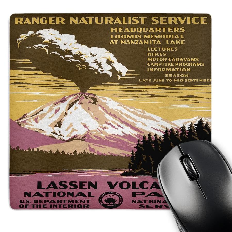 3dRose LLC 8 x 0.25 Inches Mouse Pad Lassen Volcanic National Park with ...