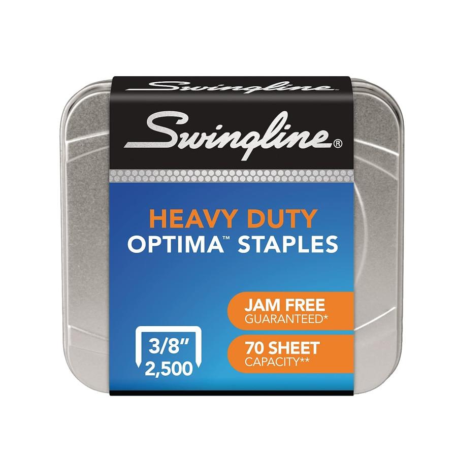 Swingline 35550 Optima High-Capacity Staples 3/8-Inch Leg 2 500/Box ...