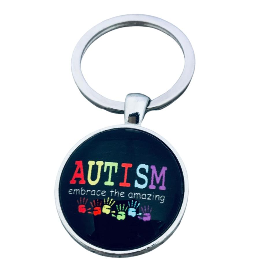 Infinity Collection Autism Awareness Keychain - Austim Gift Autism ...