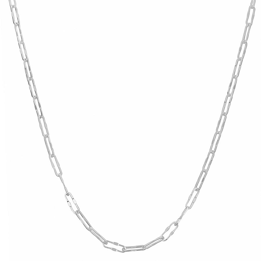 Kooljewelry Sterling Silver 3.5 mm Fancy Long Cable Chain Necklace (20 ...