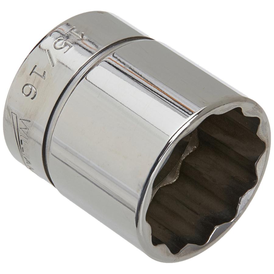 Williams B-1230 3/8 Drive Shallow Socket 12 Point 15/16-Inch : かめよし ...