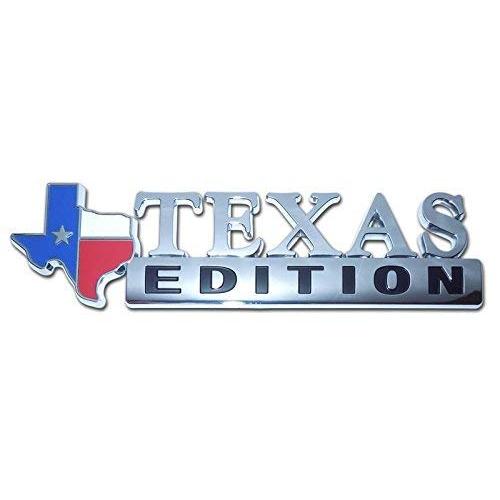 Texas Edition Emblem Longhorn State Flag OEM Premium Chrome SUV Pickup ...