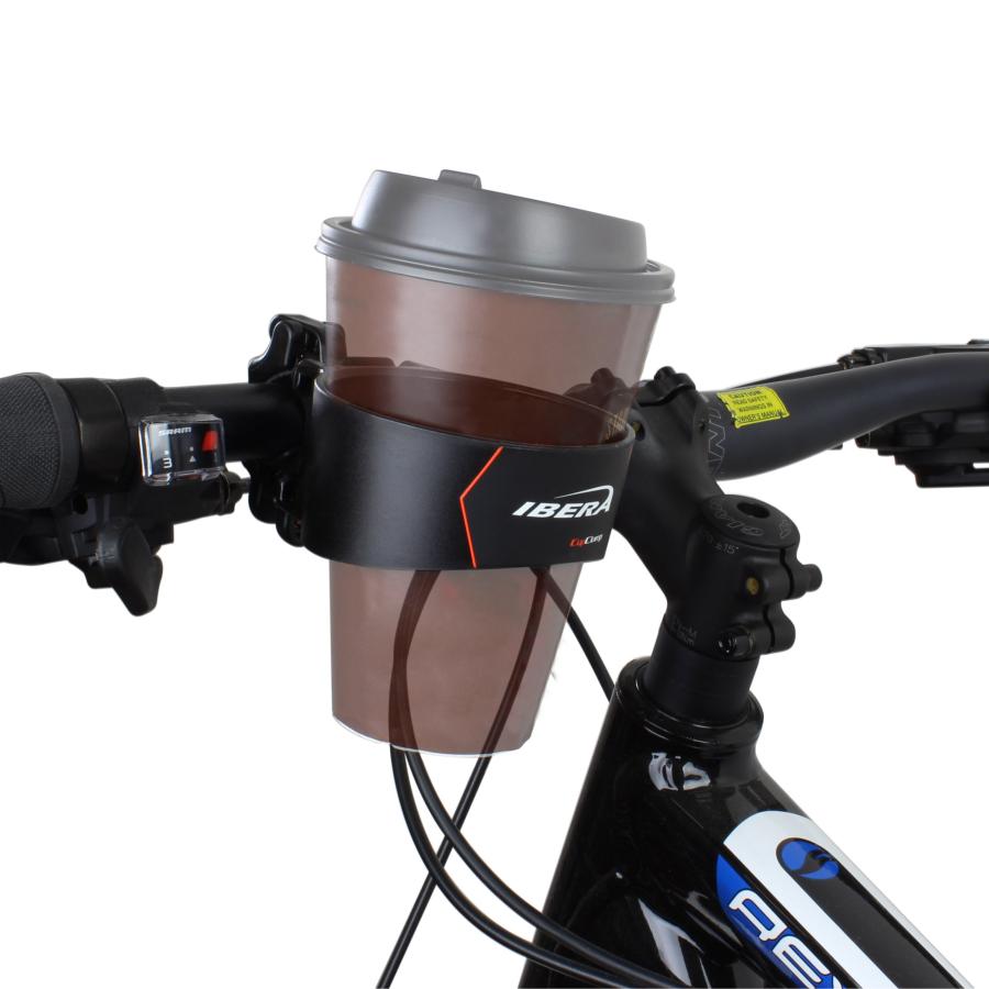 Ibera Bike Handlebar Cup Holder Black with Multi-Way Mount for Commuters and Road bike : かめよし ...