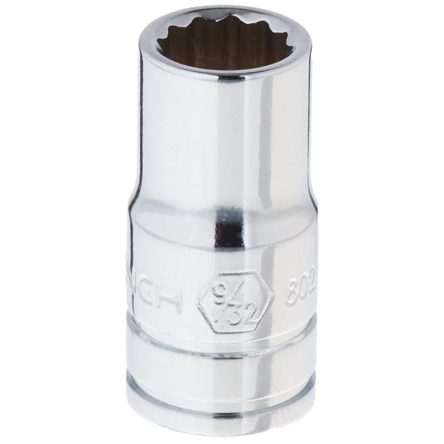 GEARWRENCH 1/4 Drive Standard SAE Socket 9/32 12 Point- 80213 ...