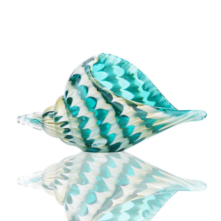 Qf Hand Blown Seashell Beautiful Home Decor Handmade Glass Art Glass ...
