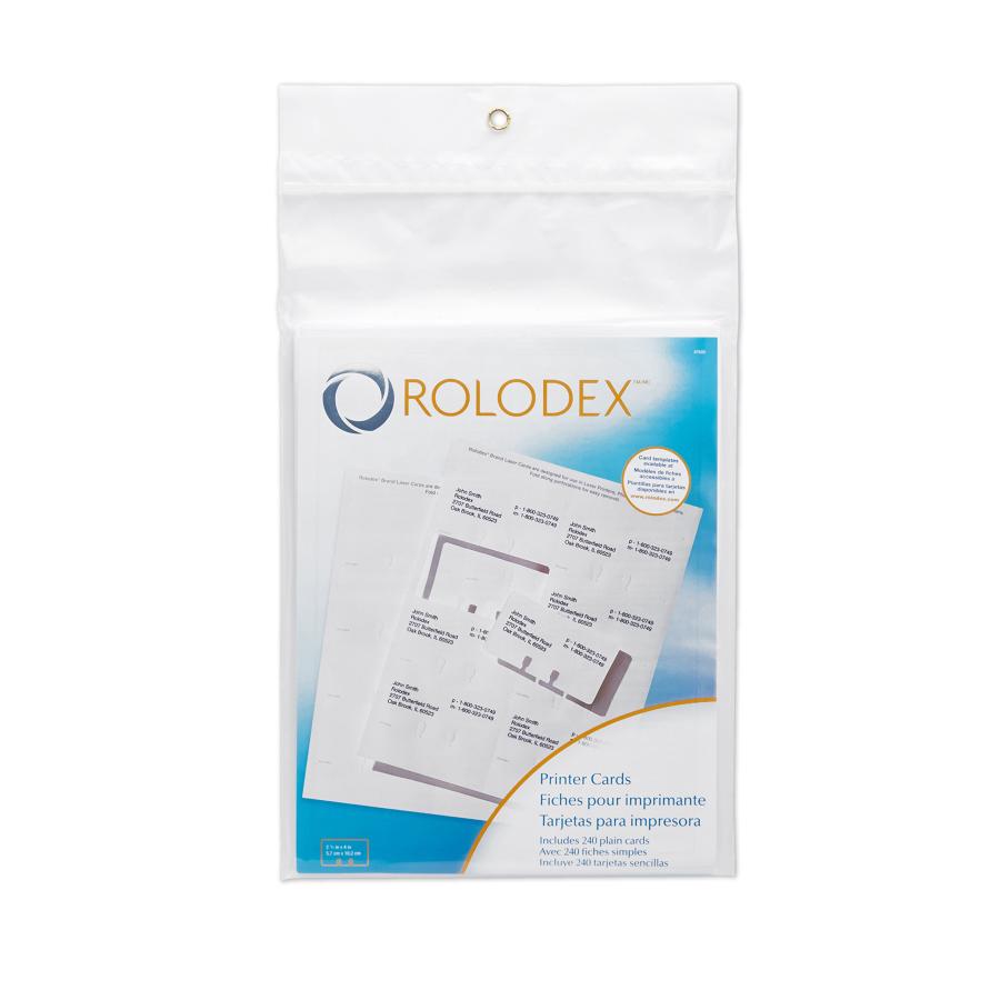 Rolodex Printable Business Cards for Rotary Card File 240 (67620) : かめ ...