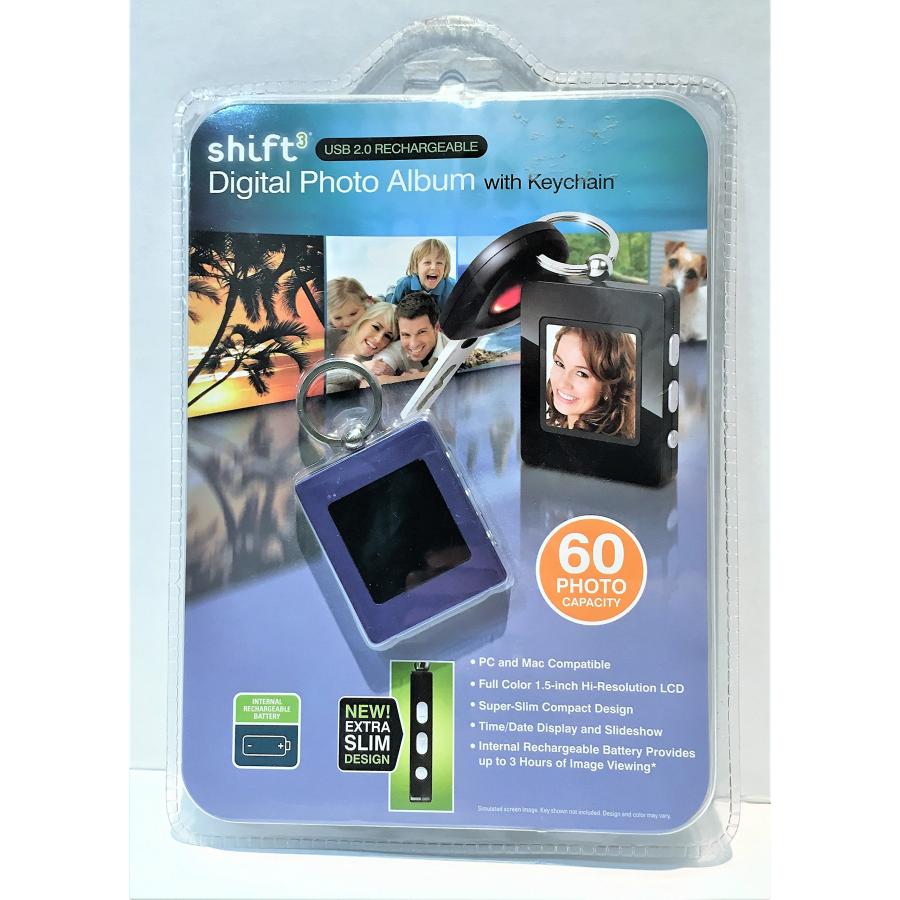 Shift3 Digital Photo Album with KEYCHAIN :NVU99AWG55:かめよしエクスプレス - 通販 ...