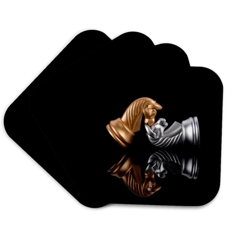 3dRose Game Play Chess - Soft Coasters set of 4 : pejlr4lg56 : かめよし ...