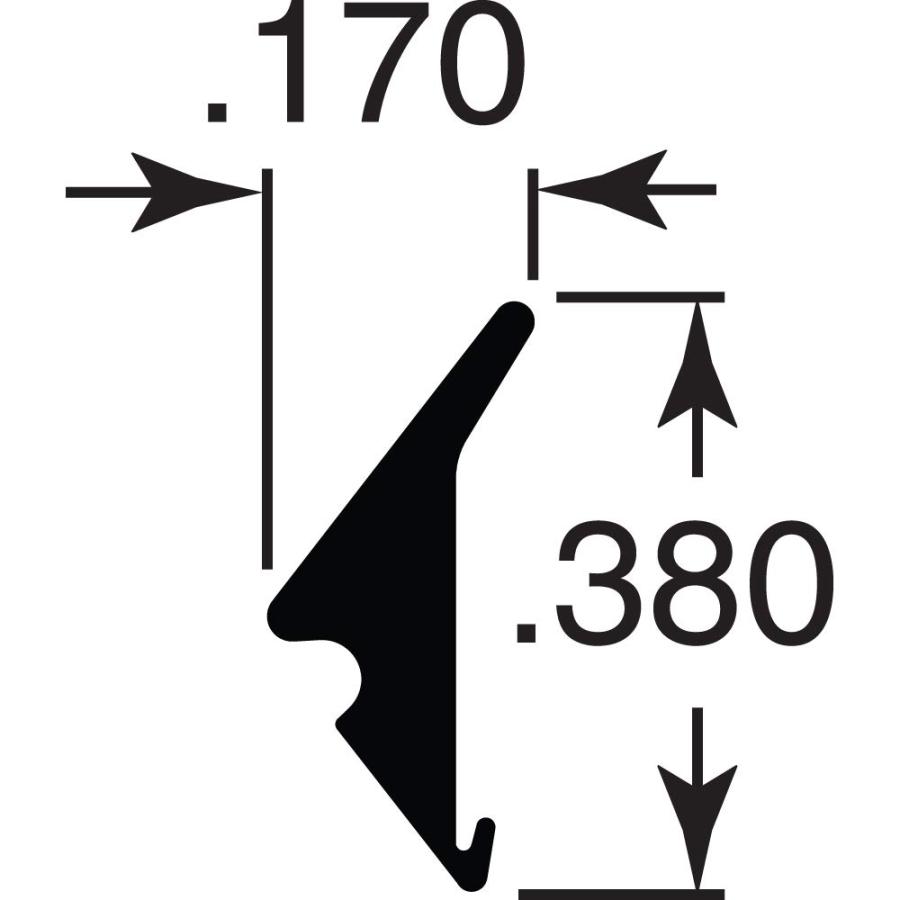 Prime-Line P 7768 Glass Glazing Spline Gray Vinyl 200 ft. (1 Roll) : かめ ...