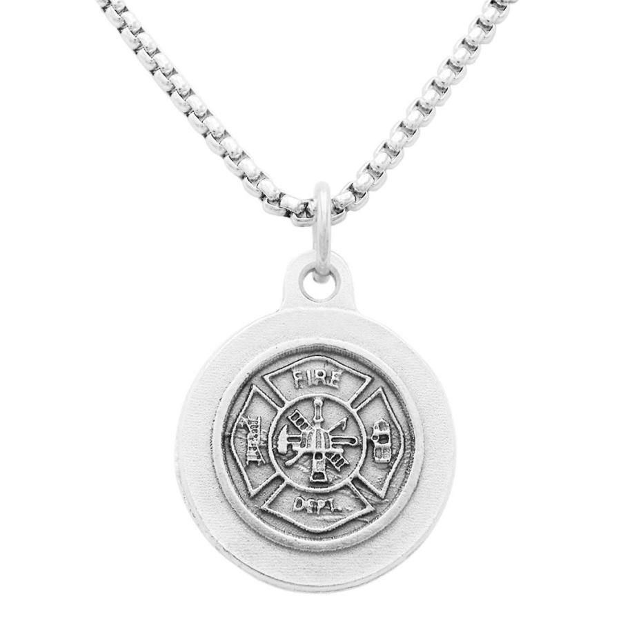 Rosemarie Collections St Florian Pendant Necklace Patron Saint of ...