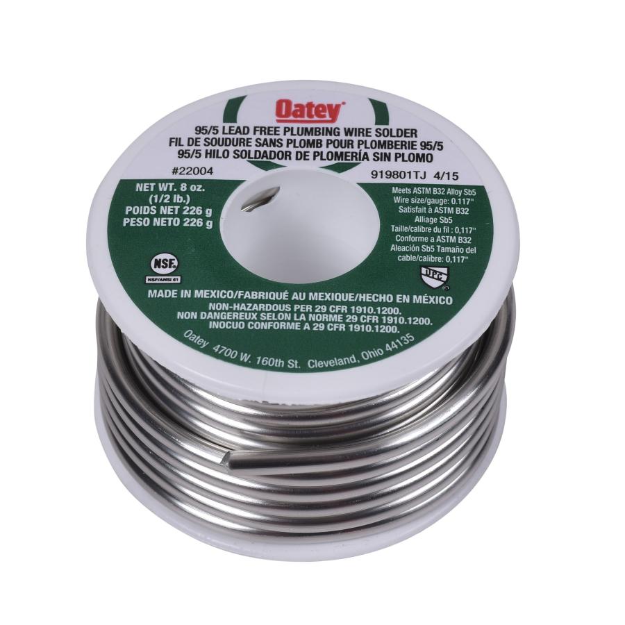 Trust the Seal Oatey 22004 Gray Plumbing Solder 1/2 lb. 95/5 : かめよし ...