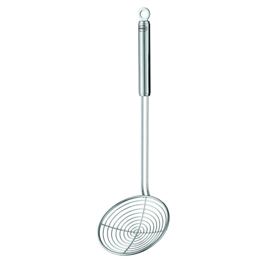 Rosle 95681 Stainless Steel Wire Kitchen Skimmer Ladle with Round ...