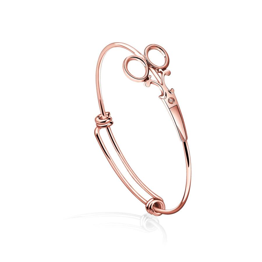 WUSUANED Scissor Shear Adjustable Expandable Wire Bangle Bracelet for ...