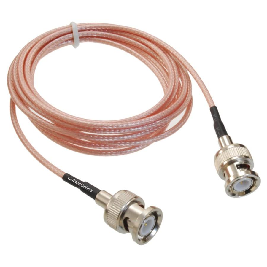 CablesOnline 10ft. BNC Male to RG316 Coax Low Loss RF Cable RF-BC110 ...