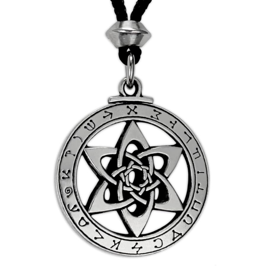 Astrologer's Star Angel Pendant Kabbalah Necklace with Kakabel Symbol ...