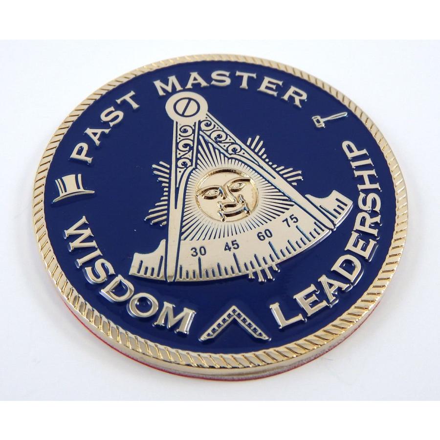 Mason. Past Master Wisdom Leadership Blue 2 auto Emblem Metal car Decal ...